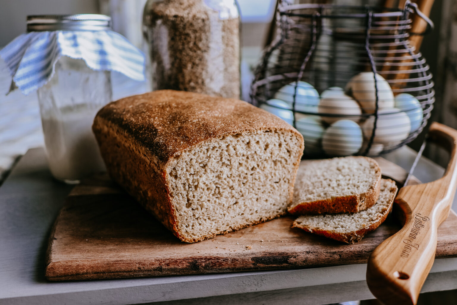 Simple Sandwich Bread Recipe With Fresh Milled Flour - Generation Acres ...