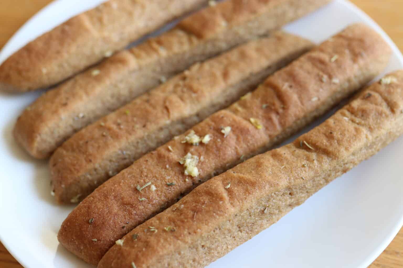 Soft Breadsticks With Fresh Milled Flour - Generation Acres Farm