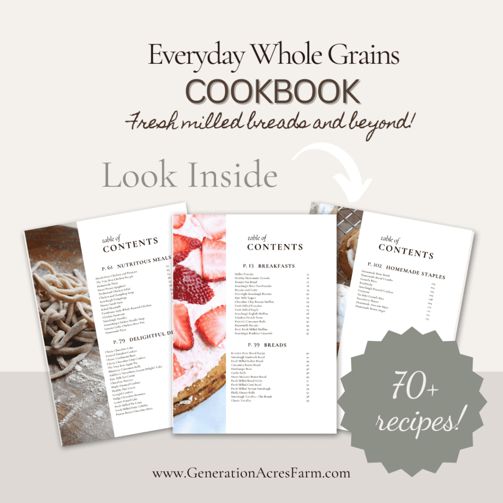 Everyday Whole Grains Cookbook PRINTED - Generation Acres Farm