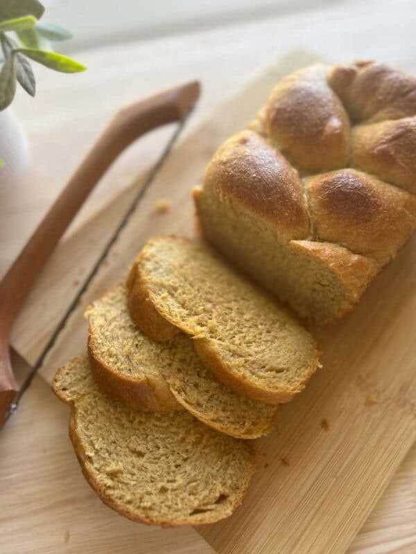 Soft Braided Brioche Bread with Freshly Milled Flour - Generation Acres ...