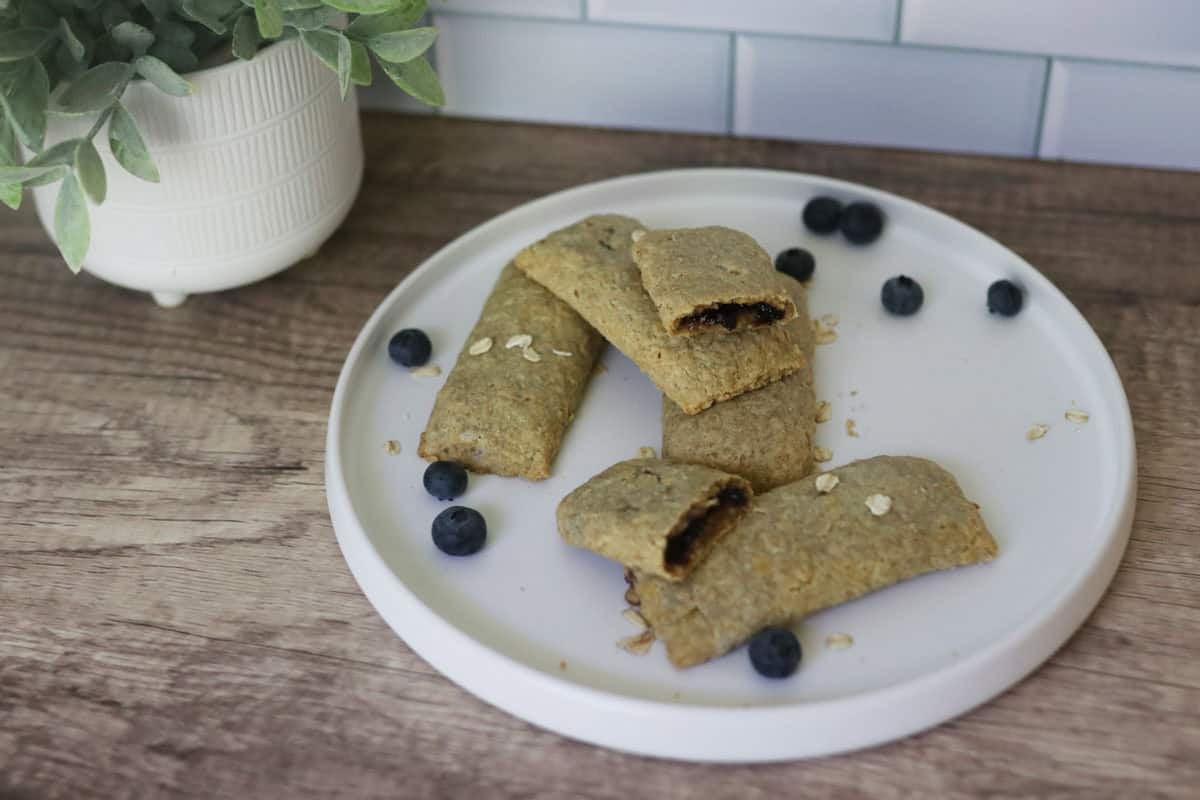 Blueberry Nutrigrain Bars with Fresh Milled Flour - Generation Acres Farm