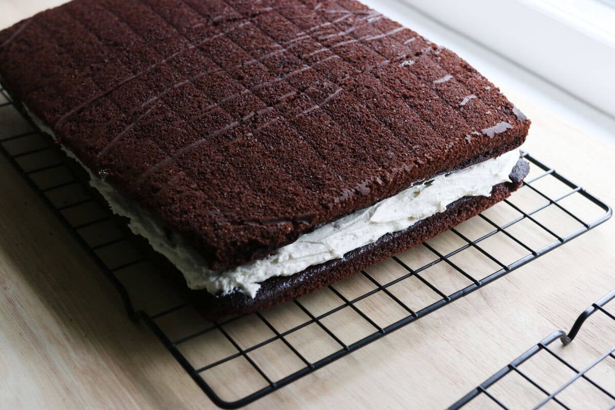 Delicious Hostess Sheet Cake with Fresh Milled Flour - Generation Acres ...