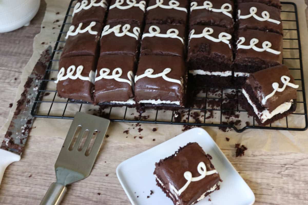 Delicious Hostess Sheet Cake with Fresh Milled Flour - Generation Acres ...