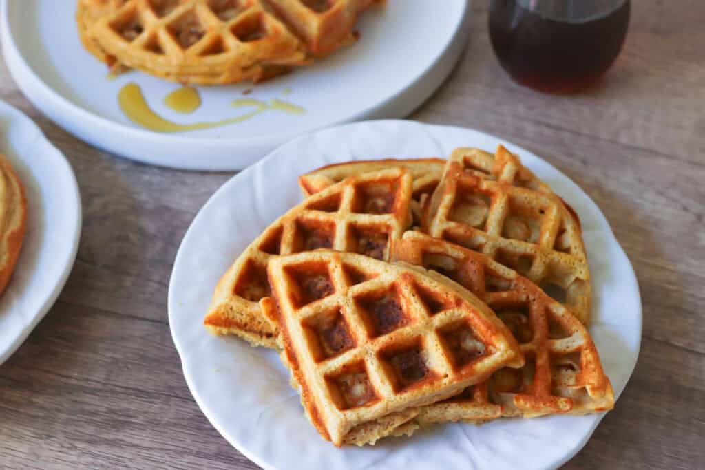 Freshly Milled Healthy High Protein Waffle Recipe - Generation Acres Farm