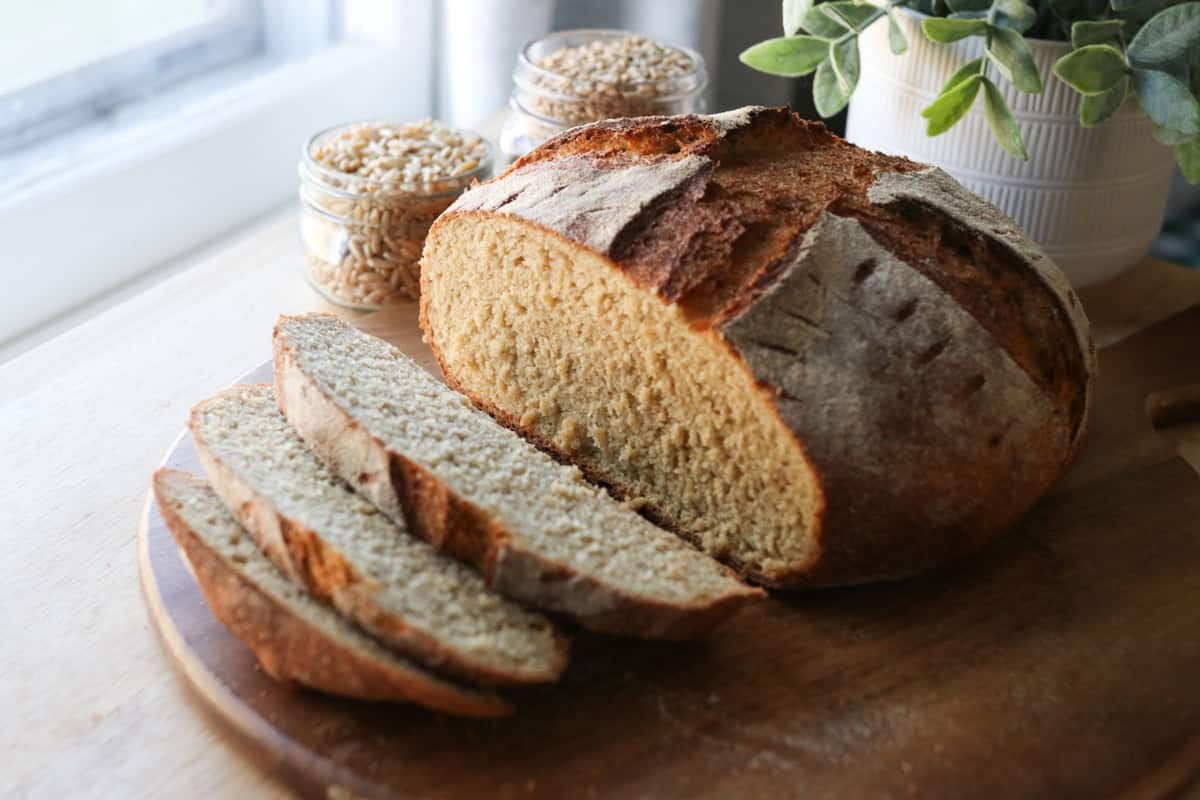The Best Artisan Loaf with Freshly Milled Flour - Generation Acres Farm